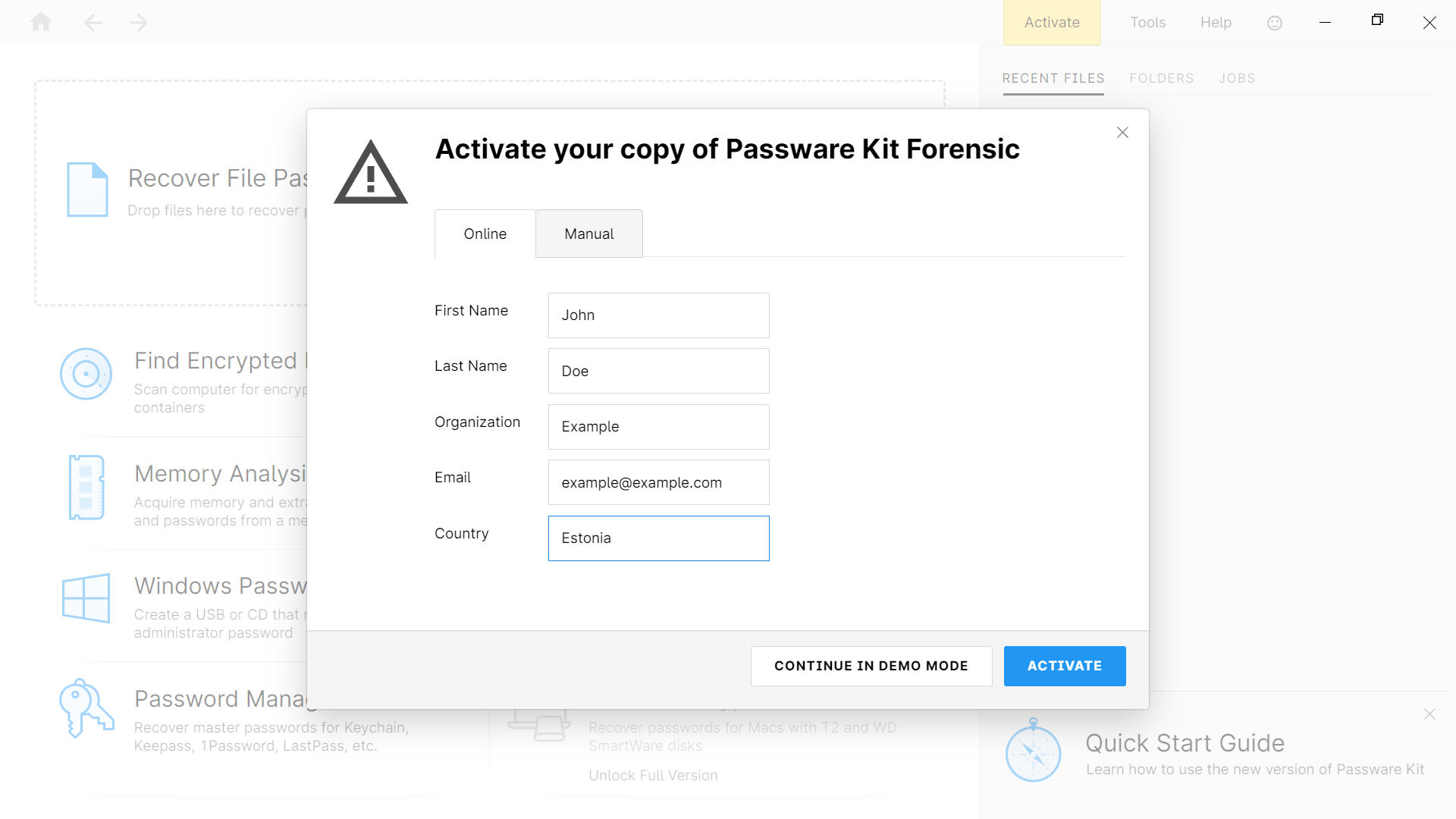 Passware Kit Activation Guide – Passware Support