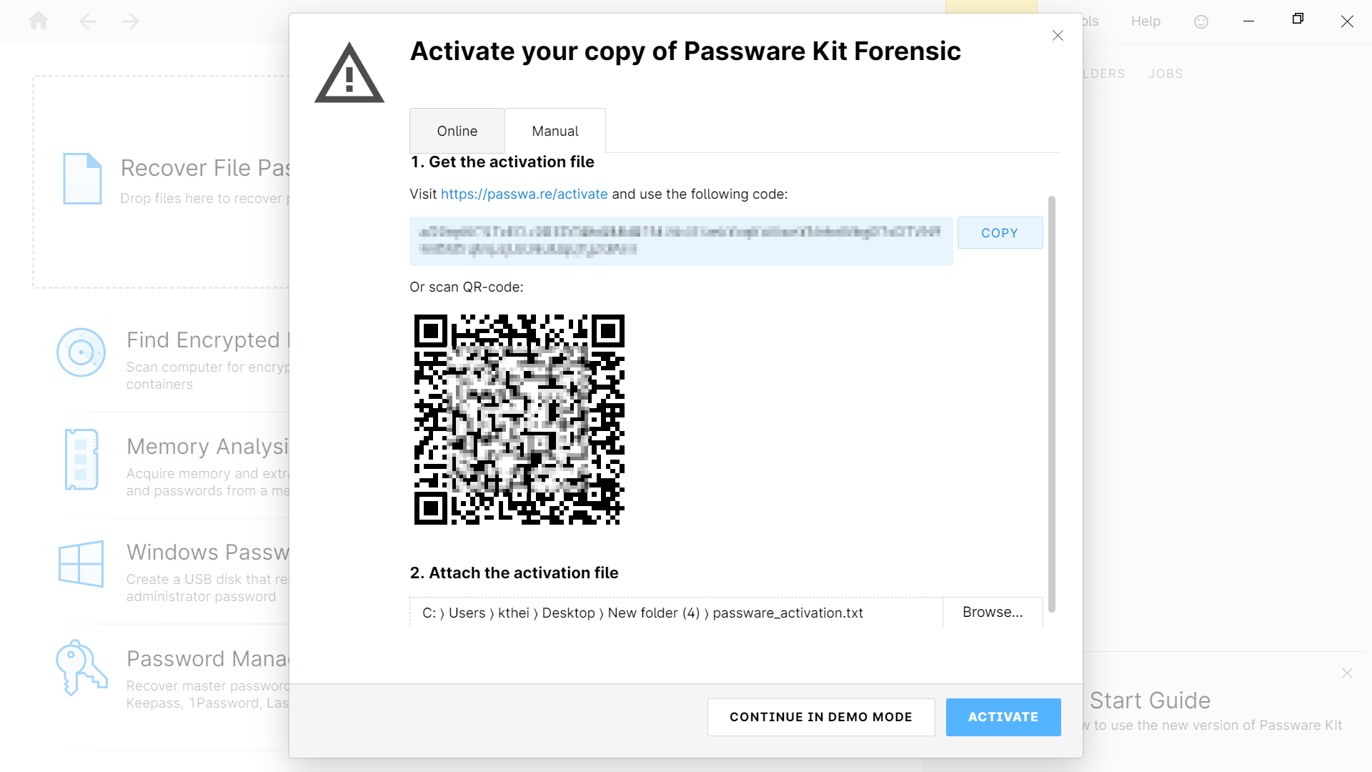 Passware Kit Activation Guide – Passware Support