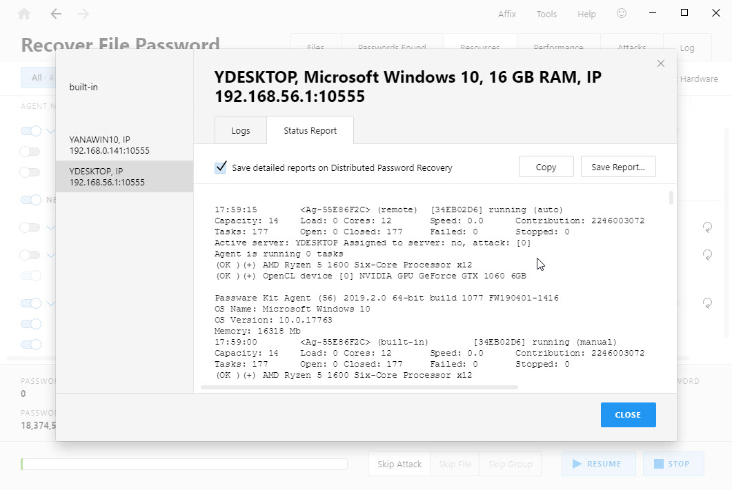 How To Use Distributed Password Recovery Passware