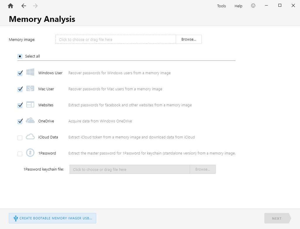 How to use Passware Bootable Memory Imager – Passware Support