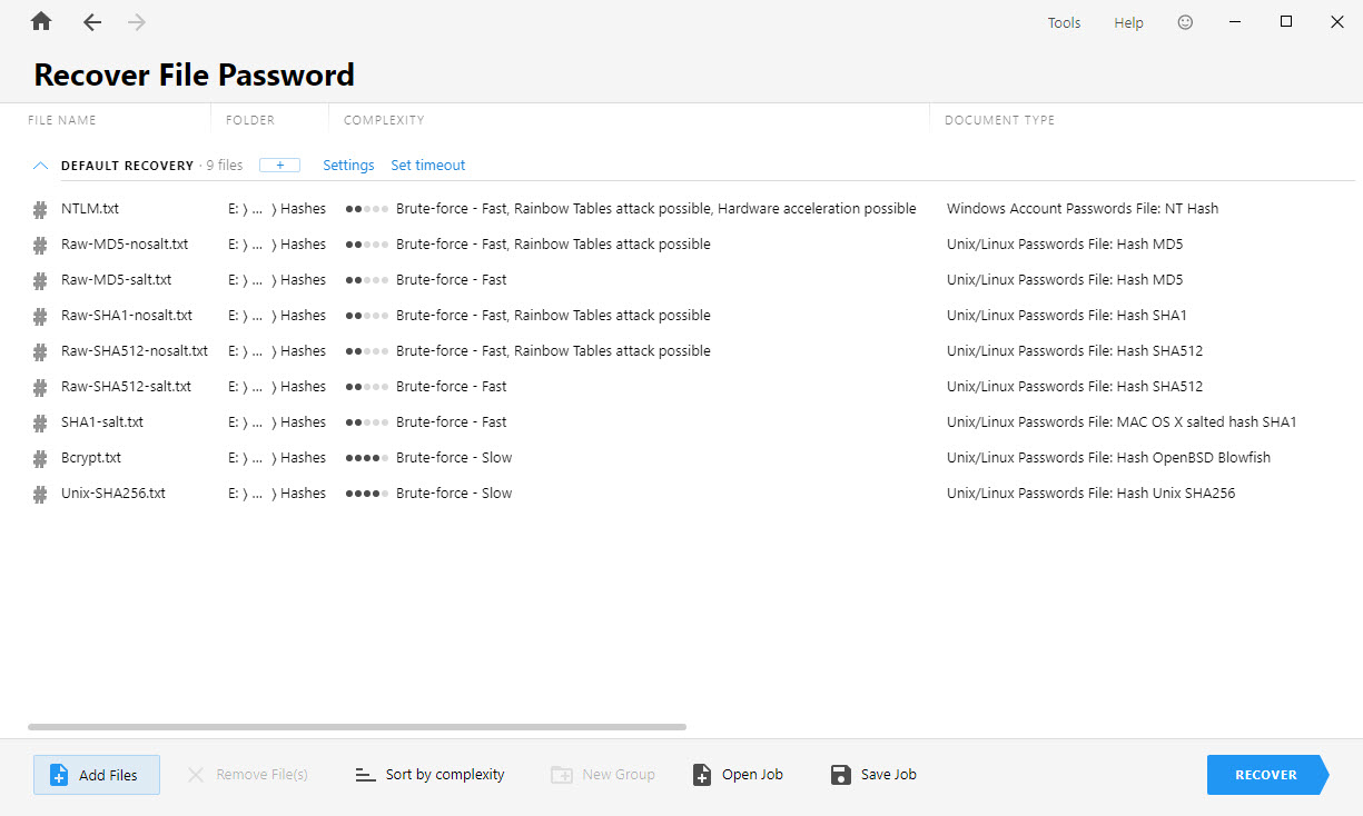 What hash types are supported in Passware Kit? – Passware Support